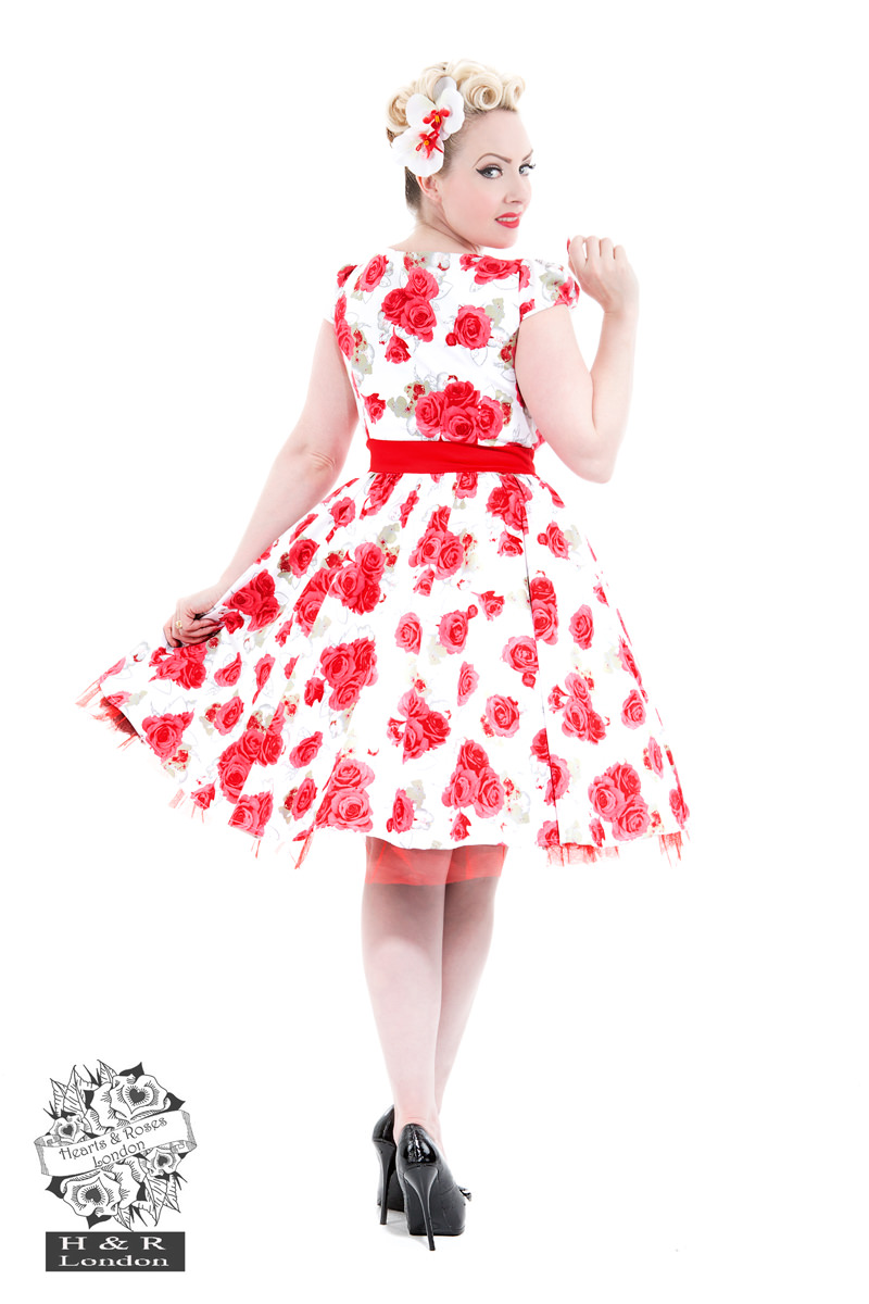 Bianca Roses Day Dress - Hearts & Roses London