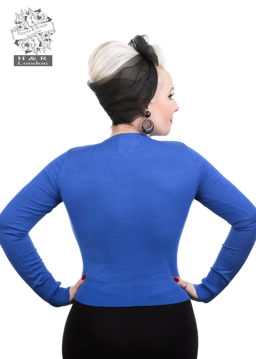 Midnight Blue Cardigan - Hearts & Roses London