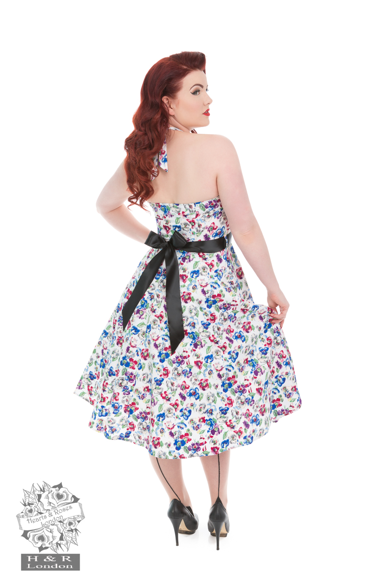 Poppy Dress in Multicolor - Hearts & Roses London
