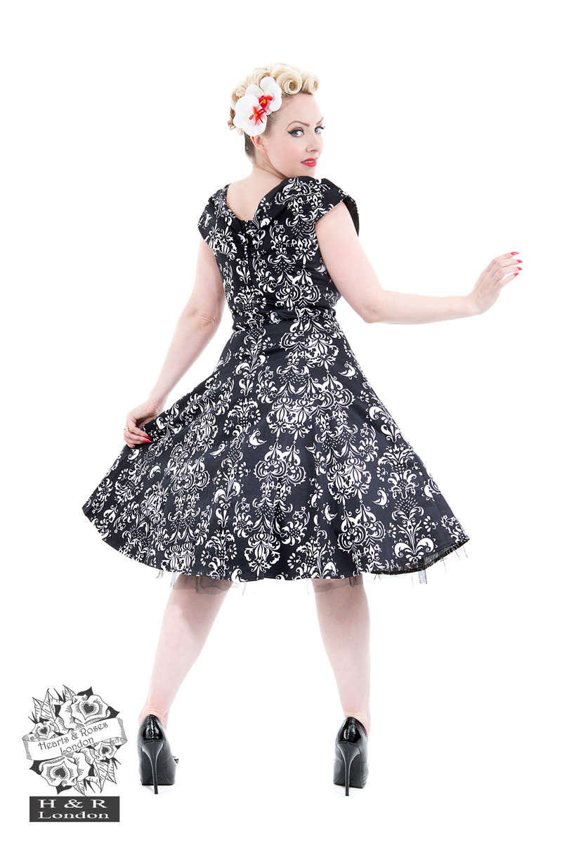 Fantasy Floral Off Shoulder Dress - Hearts & Roses London