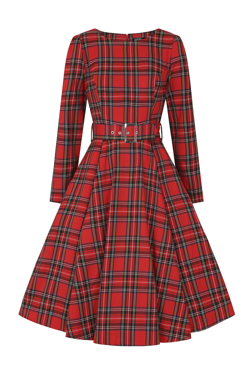 Highland Swing Dress in Red - Hearts & Roses London