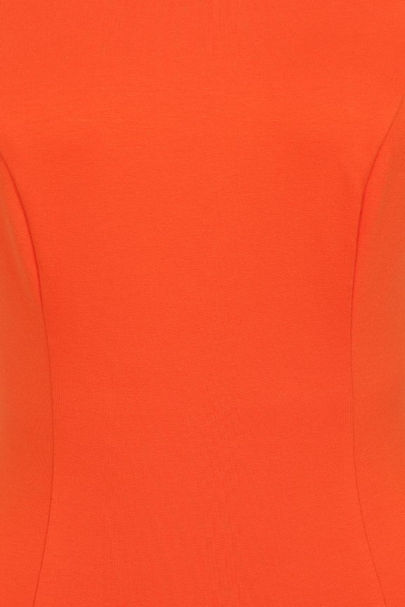 April Orange Wiggle Dress - Hearts & Roses London