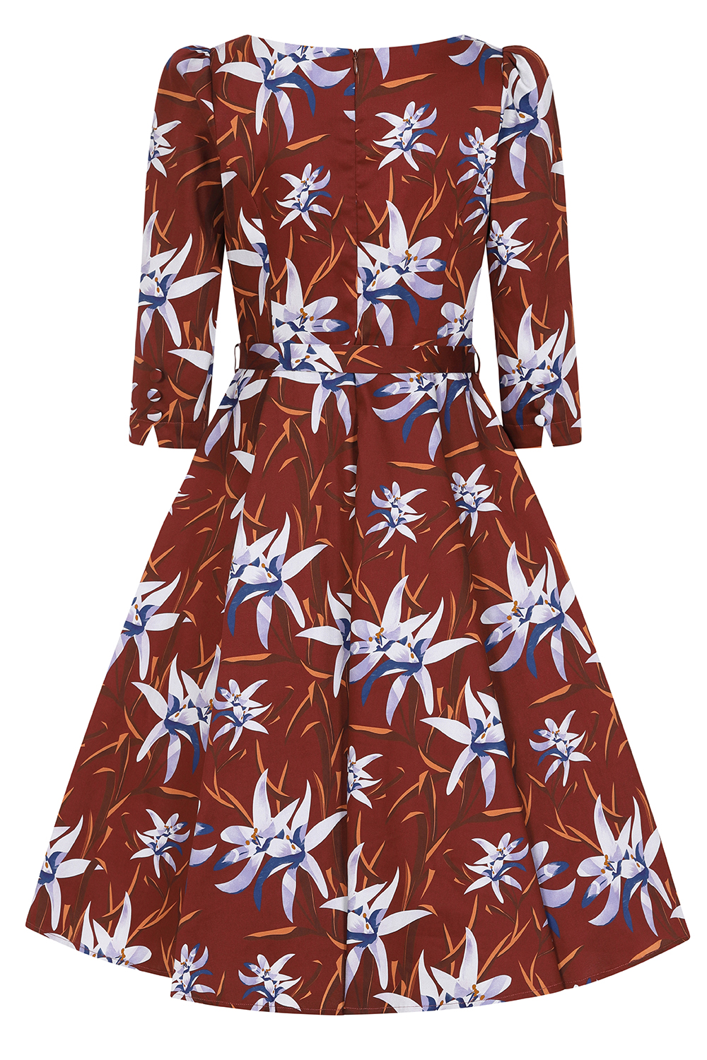 Maria Floral Swing Dress - Hearts & Roses London
