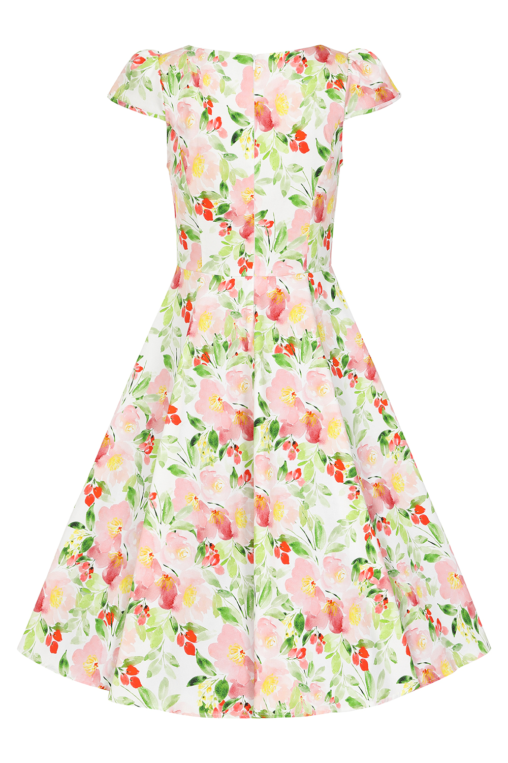 Larisa Floral Swing Dress - Hearts & Roses London