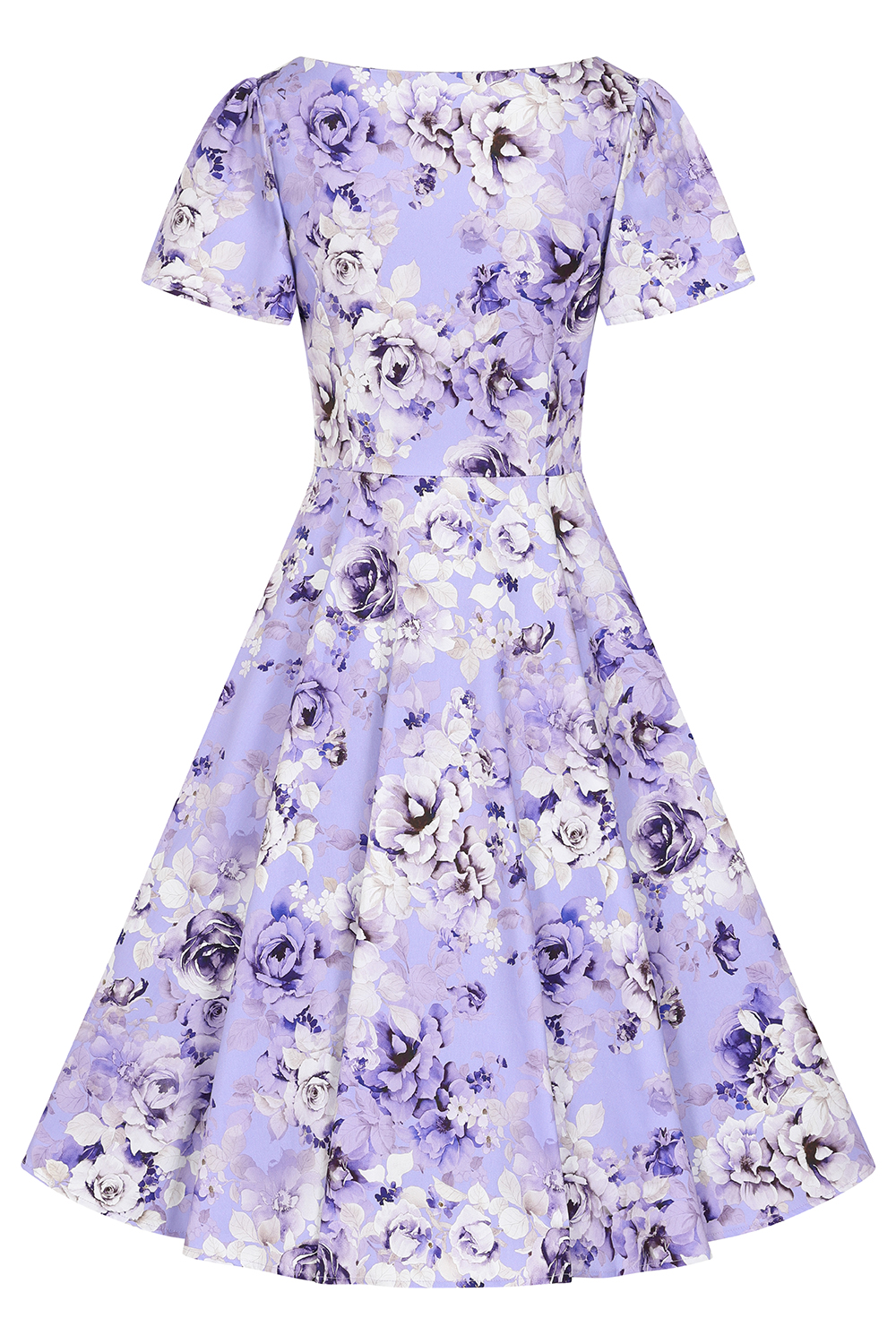 Bonnie Floral Swing Dress in Extended sizing - Hearts & Roses London