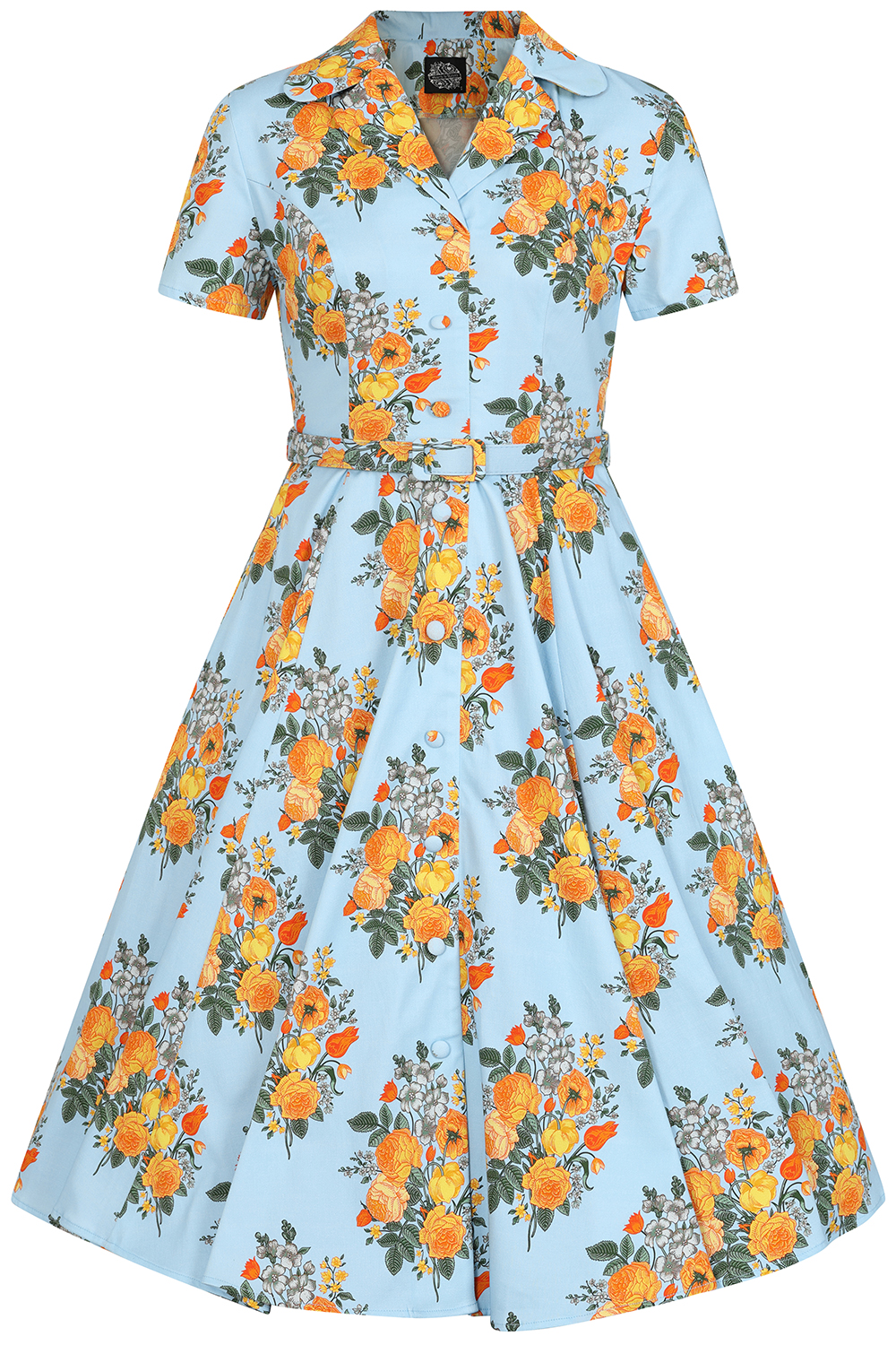 50s Swing Dress | Vintage Swing Dress - Hearts and Roses London