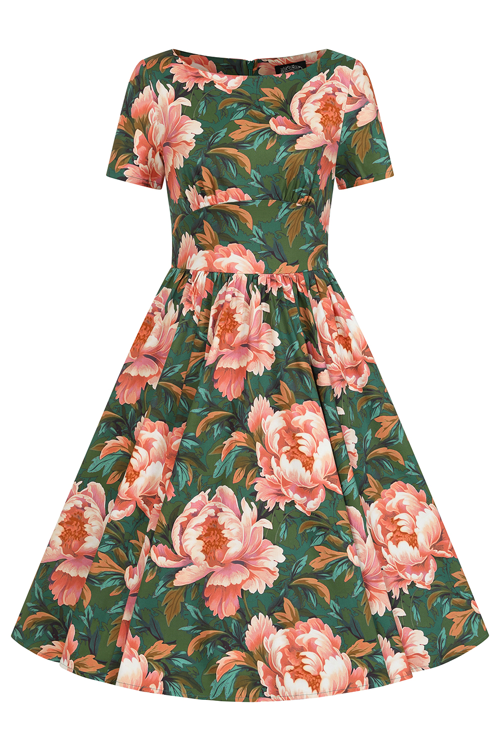 Norah Floral Swing Dress - Hearts & Roses London