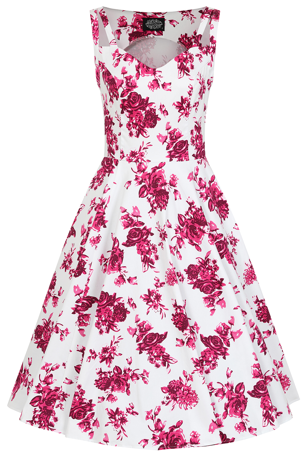 Pink Rosaceae Swing Dress - Hearts & Roses London