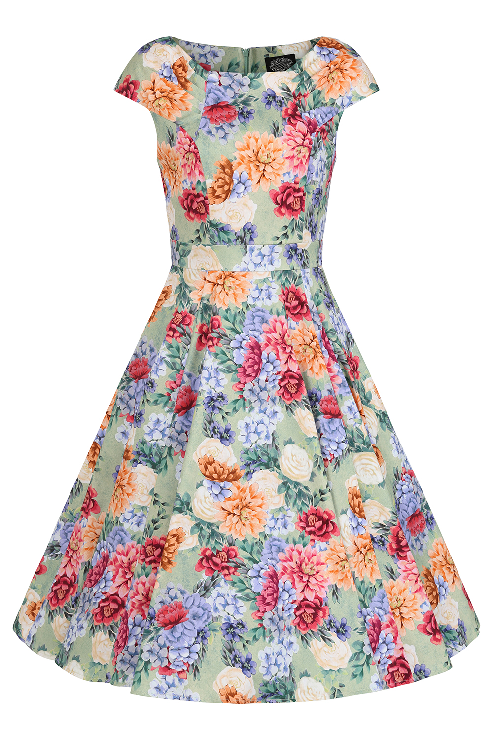 50s Swing Dress | Vintage Swing Dress - Hearts and Roses London
