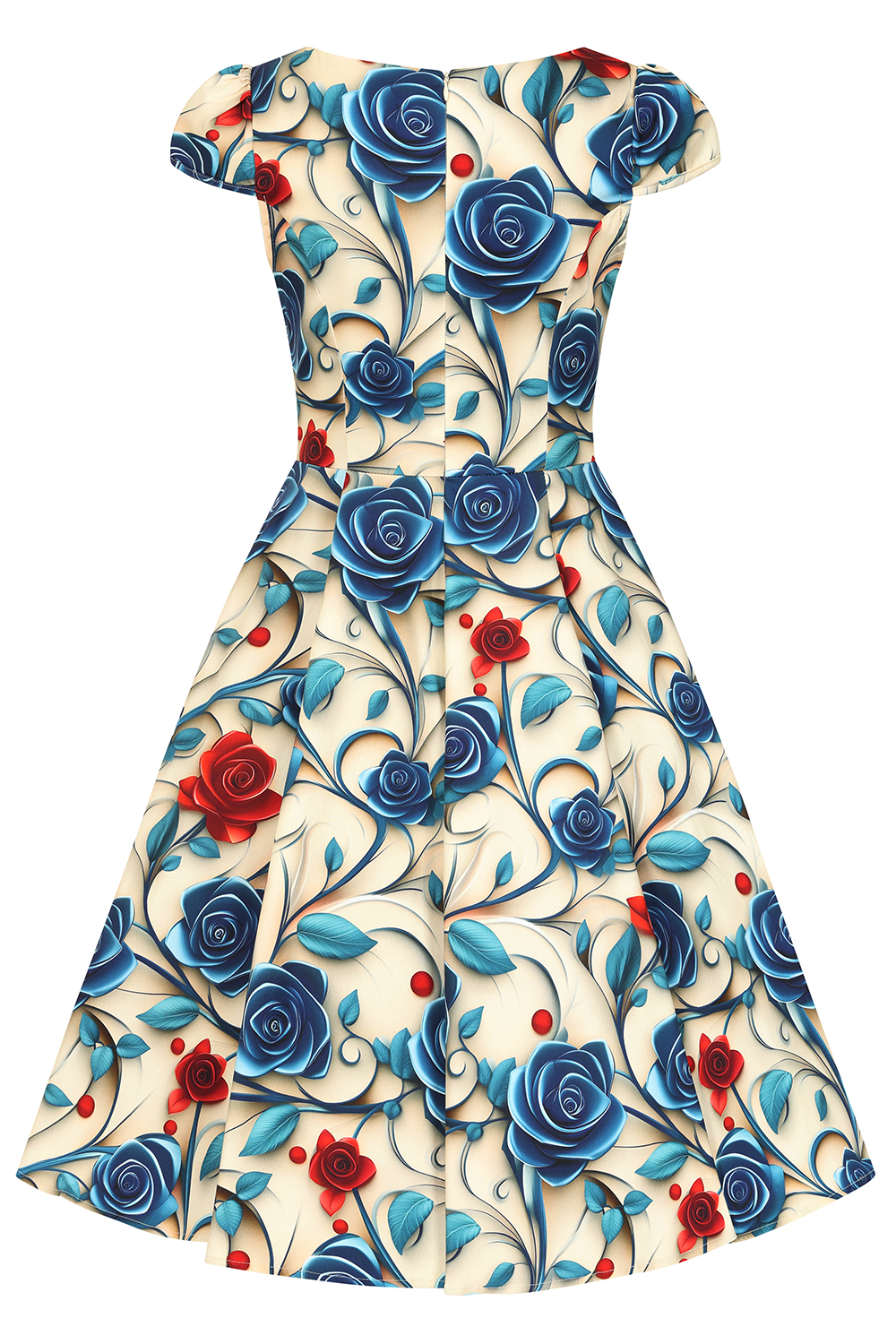 Elowen Floral Swing Dress - Hearts & Roses London
