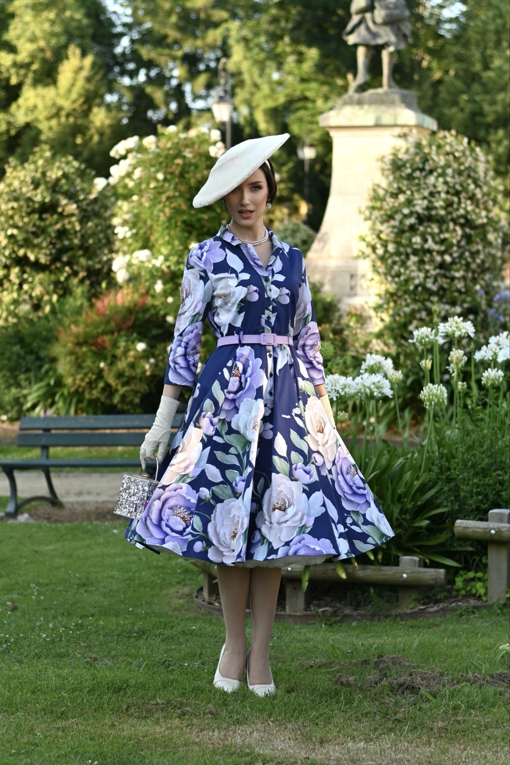 May Floral Swing Dress - Hearts & Roses London