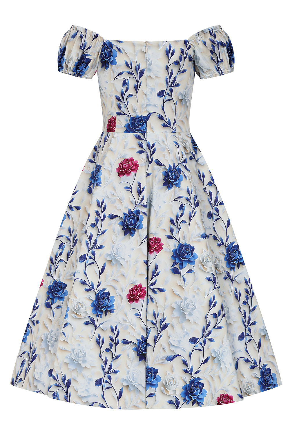 Wildflower Swing Dress in Plus Size - Hearts & Roses London
